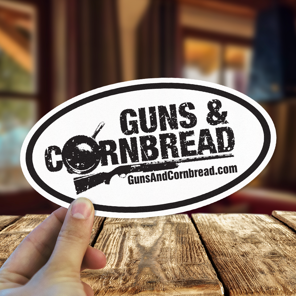 Guns & Cornbread Oval Sticker – Moco Shirts